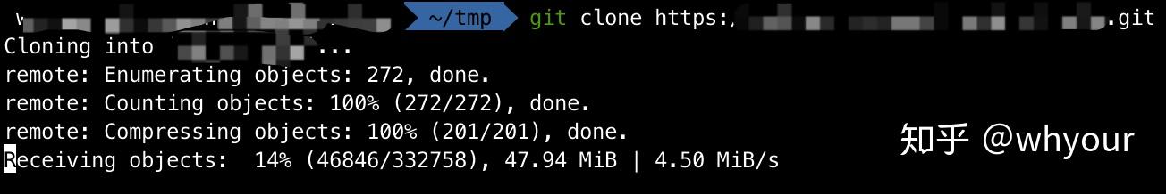 如何让 git clone 速度有质的提升 - 知乎
