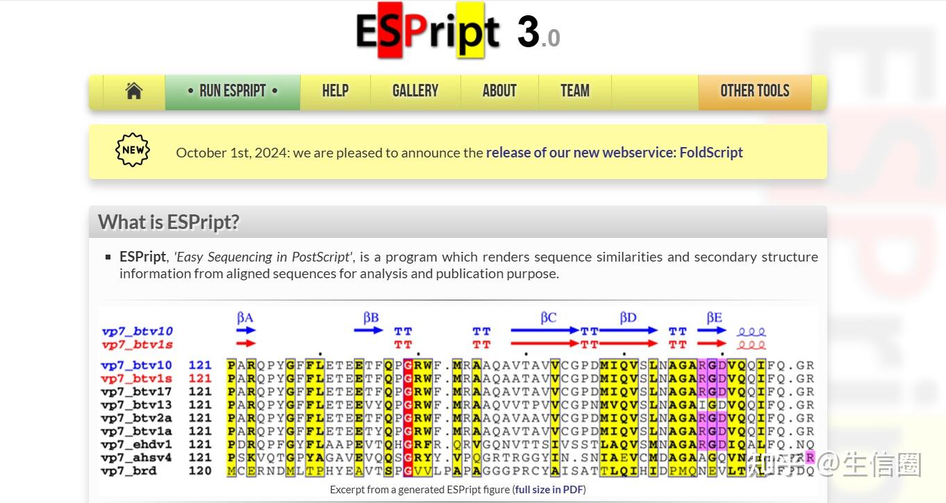 ESPript：轻松绘制多序列比对结果，打造出版级Figure！ - 知乎