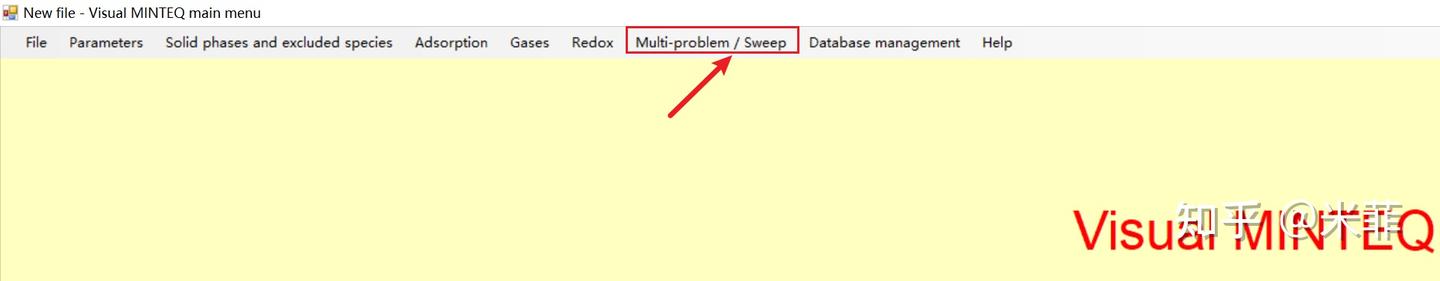 Visual MINTEQ学习分享 - 知乎