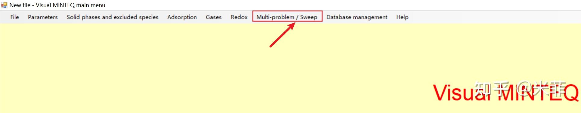 Visual MINTEQ学习分享 - 知乎