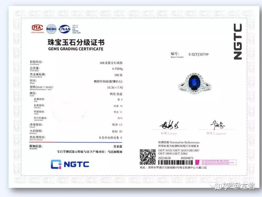 左岩珠宝课：最新最全NGTC大科普来啦！NGTC证书权威吗？看完这一篇你就知道！ - 知乎