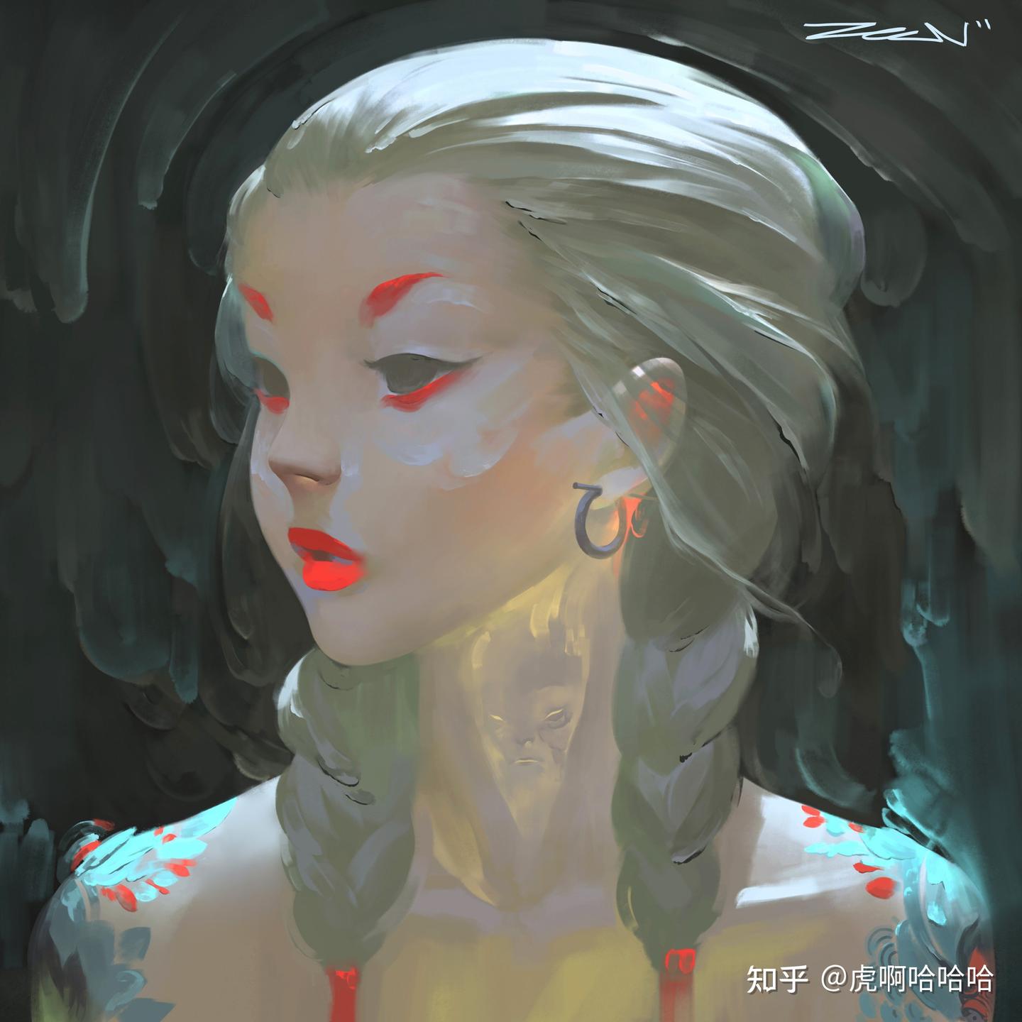 宝藏画师分享/Zeen Chin - 知乎