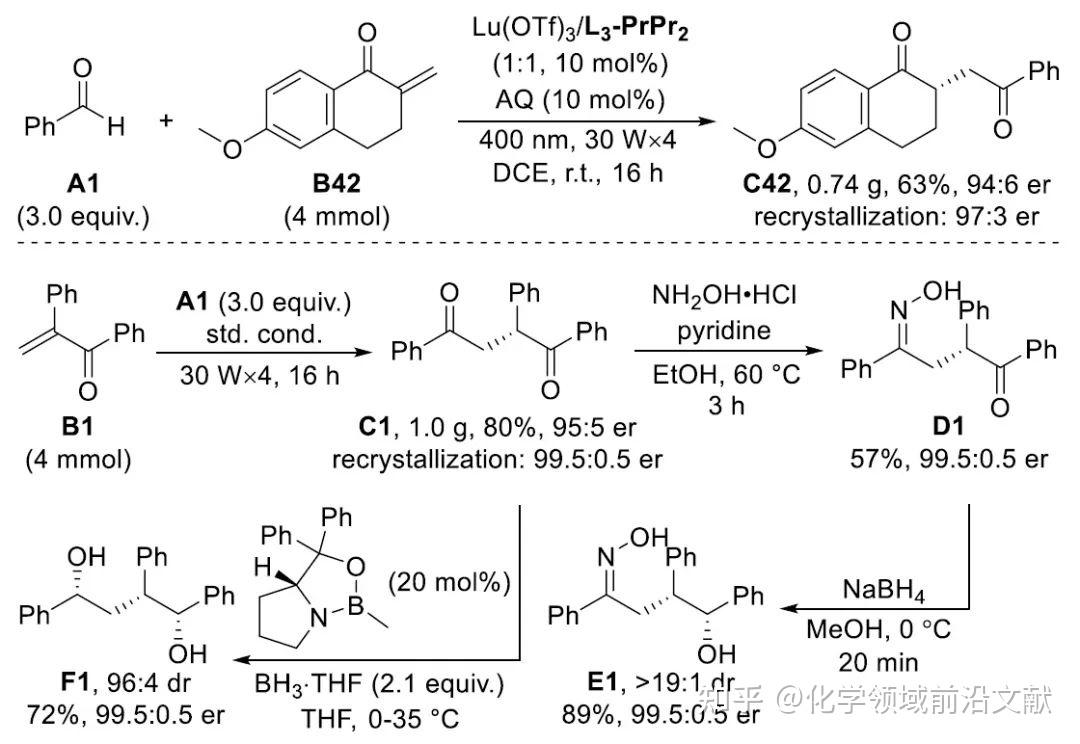 四川大学冯小明院士课题组ACS Catal.：激发三线态蒽醌引发的醛与α,β-不饱和羰基化合物的不对称自由基氢酰化反应 - 知乎
