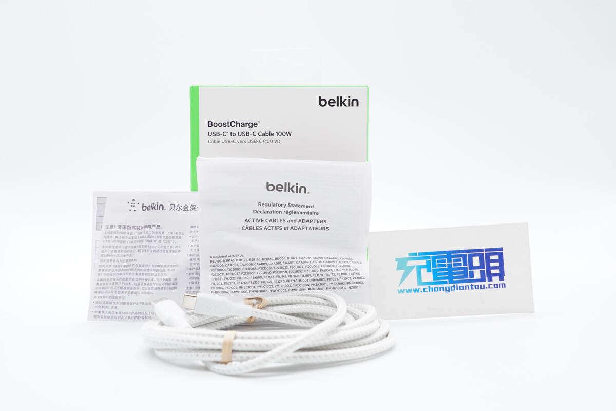 拆解报告：belkin贝尔金100W USB-C编织数据线 - 知乎