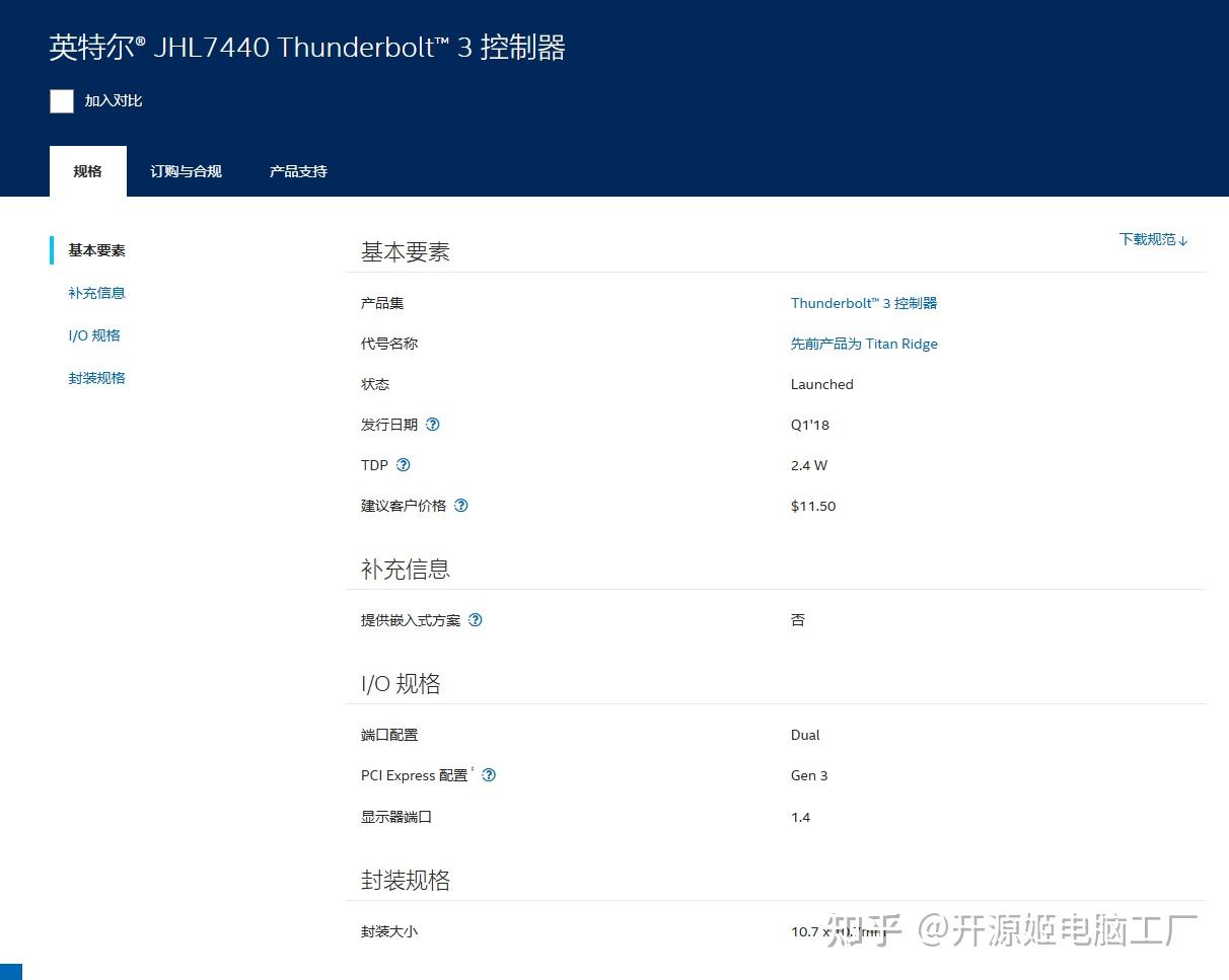 JHL7440 芯片雷电显卡坞 - 知乎