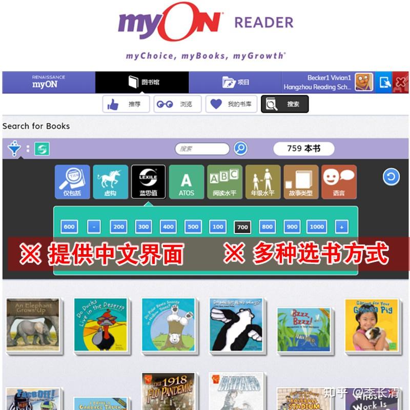 美国myON线上图书馆，英语分级阅读AR账号，可以跟踪测试SR蓝思，Lexile在线电子图书馆 - 知乎