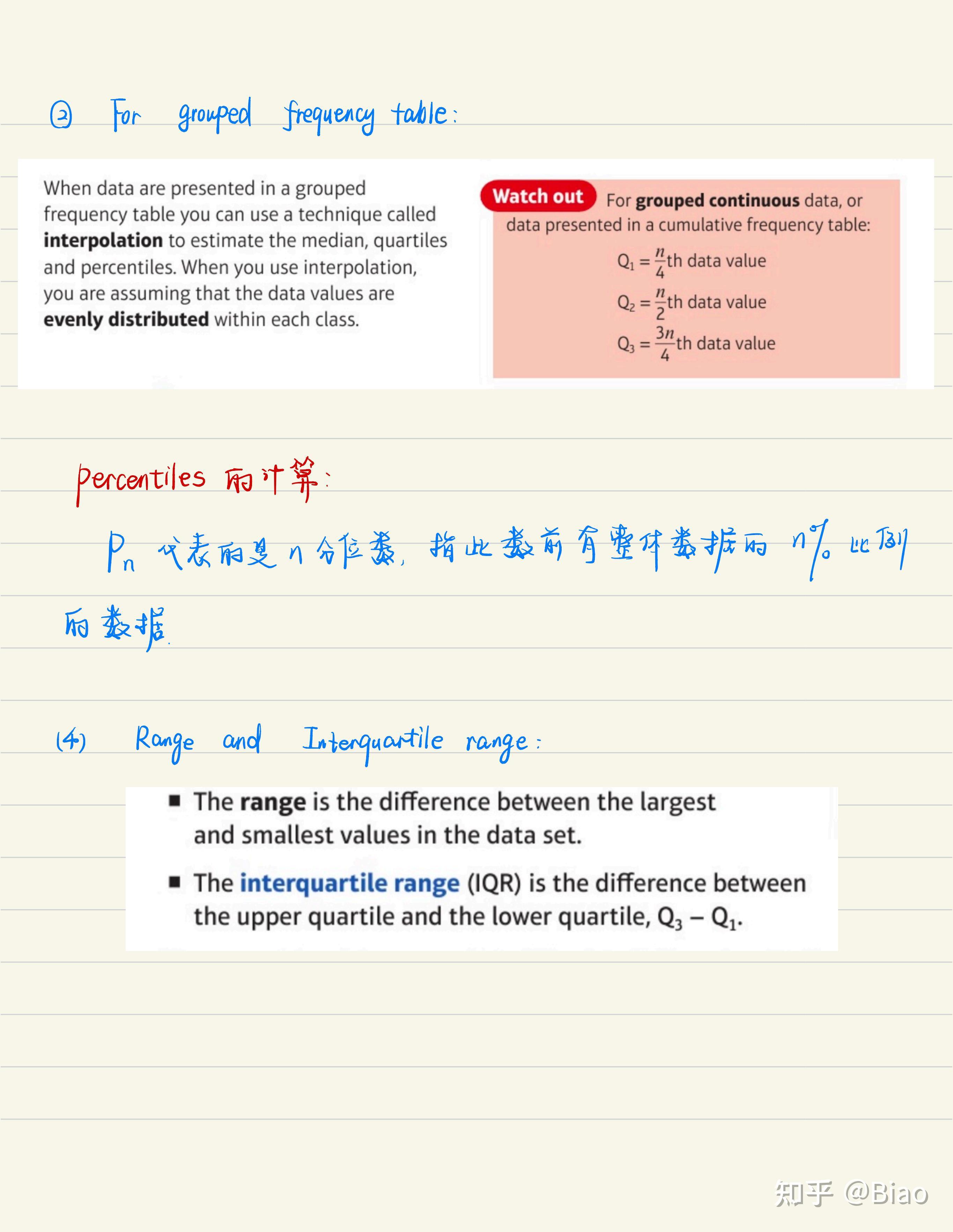 AL Edexcel S1 总结笔记（上集） - 知乎