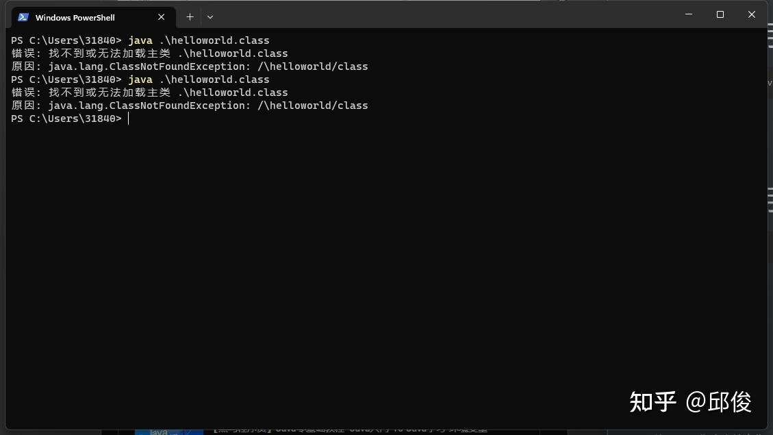 使用PowerShell写helloworld.java | PowerShell | Notepad | cat | echo ...