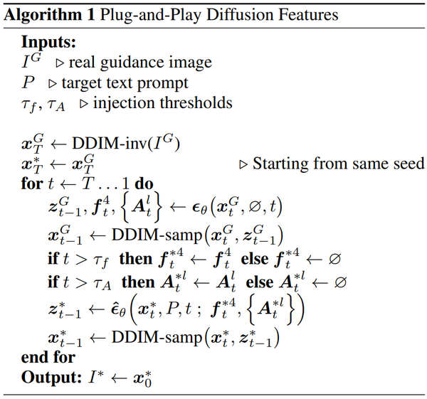 文本驱动的图像到图像翻译的即插即用扩散特征（Plug-and-Play Diffusion Features for Text-Driven Image-to-Image ...