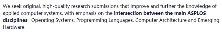 ASPLOS 2026截稿在即，随机取号莫慌张~ - 知乎