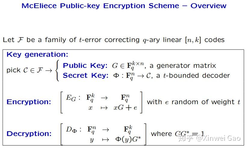 【后量子密码】主要构造技术、对比和应用 - 知乎