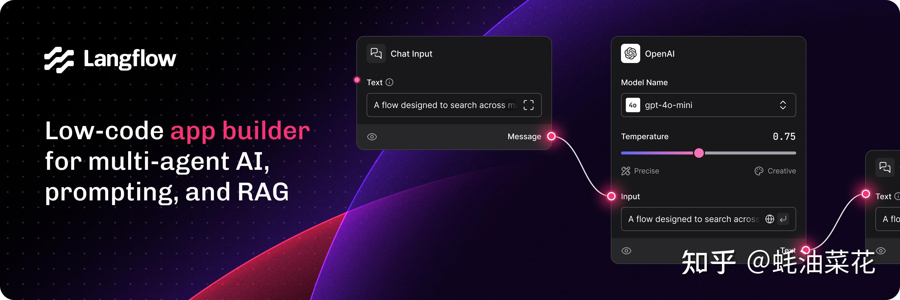 LangFlow：搭积木式开发AI应用！可视化LangChain开发神器，支持一键导出Python代码，5分钟搭建ChatGPT插件 - 知乎