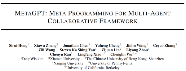 从0到16.7k Stars：MetaGPT的开源旅程与其2.3k社区成员的支持 - 知乎
