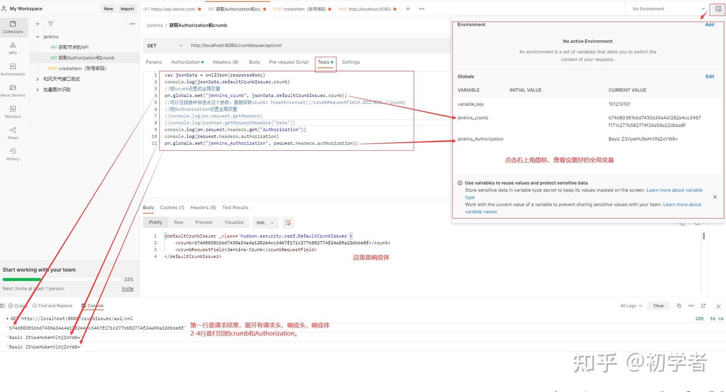 Jenkins相关API接口调用，顺便学习Postman - 知乎