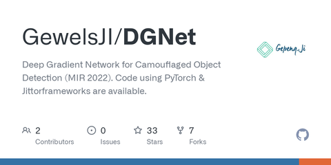 【DGNet】Deep Gradient Learning for Efficient Camouflaged Object Detection - 知乎