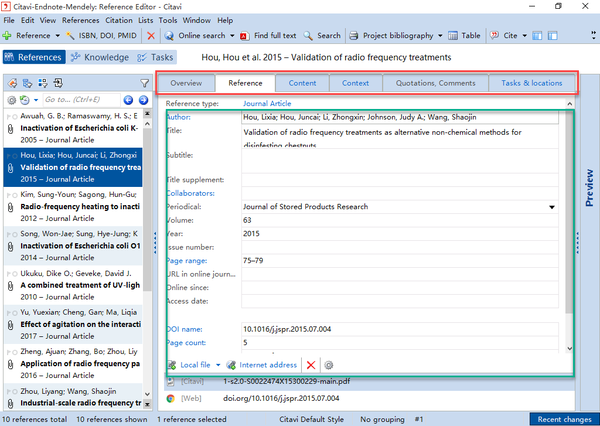 Citavi、Endnote、Mendeley 功能大比拼！到底哪一款才是众望所归的终极文献管理软件？ - 知乎