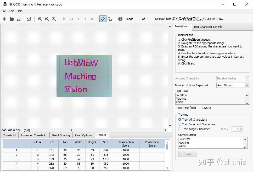 LabVIEW Vision 之 OCR - 知乎