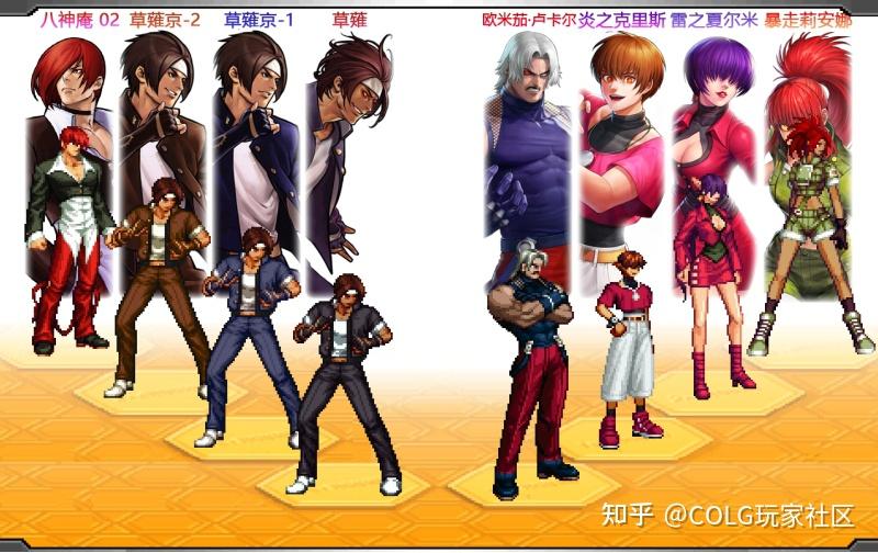 DNF：SNK联动角色科普，拳皇2002特别队都有谁？ - 知乎