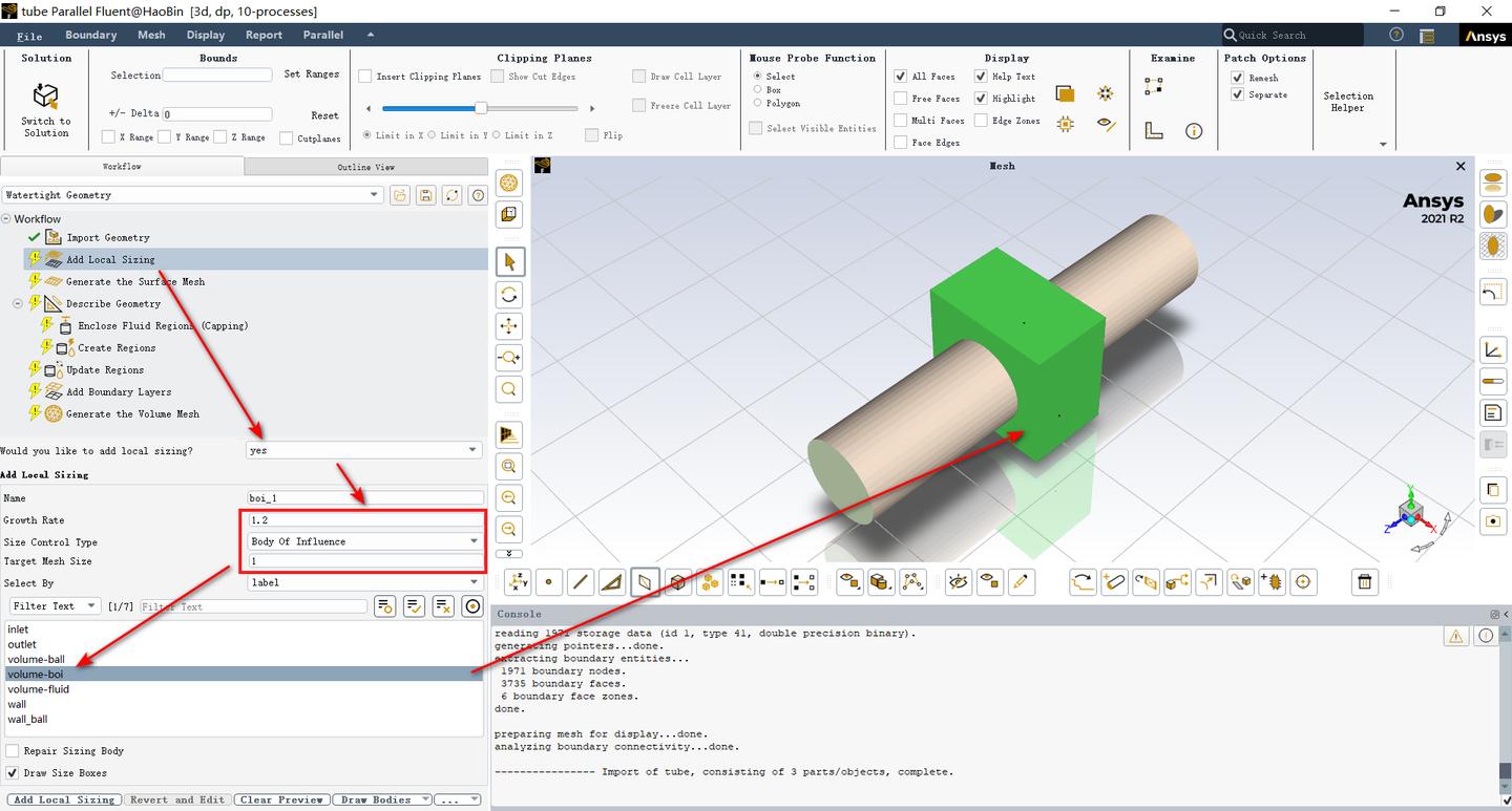 Fluent Meshing的BOI加密教程 - 知乎