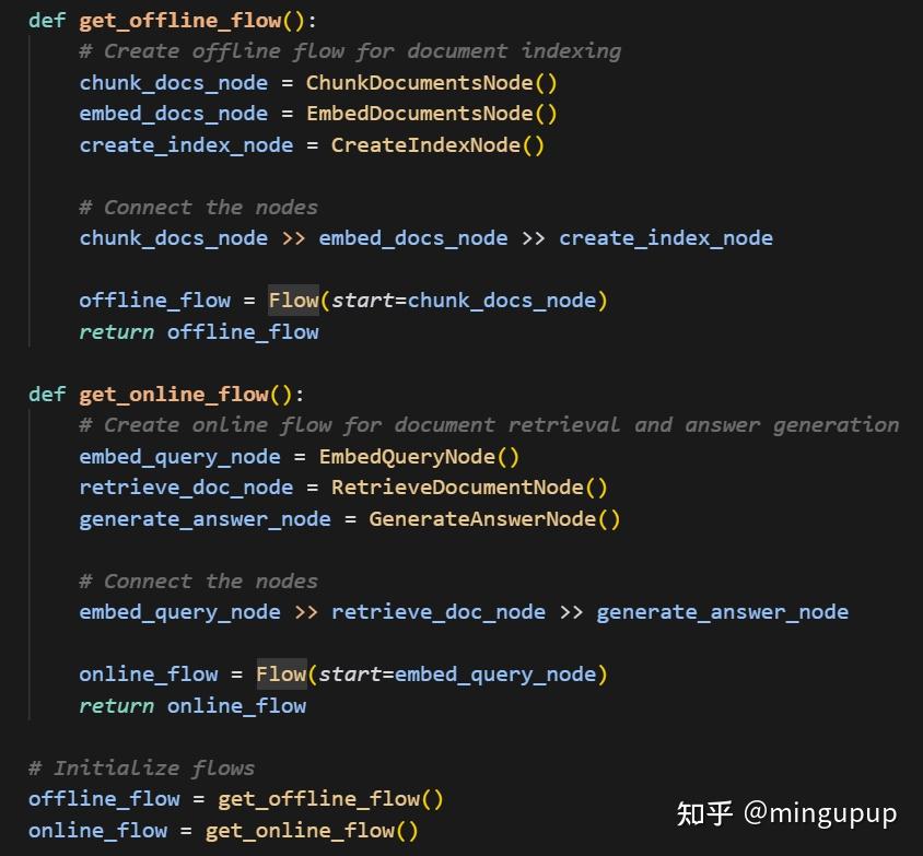 Python学习：PocketFlow中的RAG例子 - 知乎