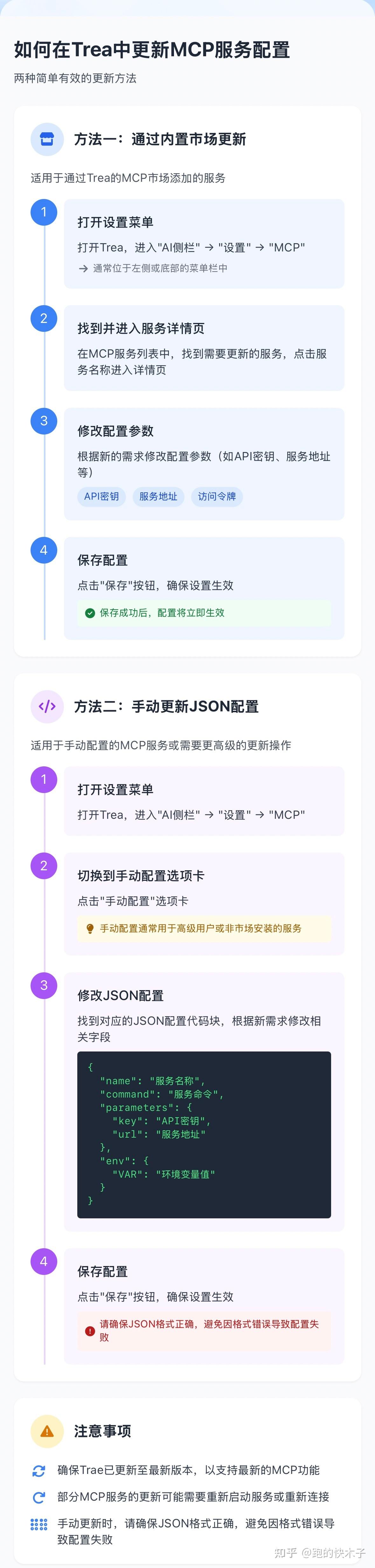 如何在 Trea 中更新 MCP 服务配置 - 知乎