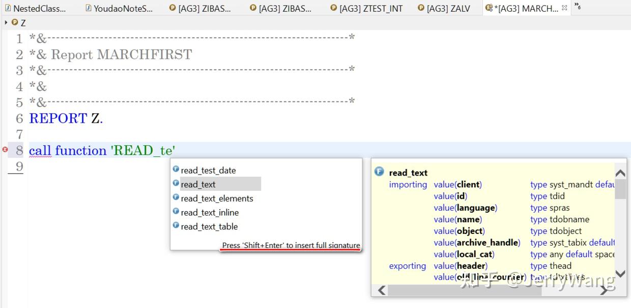 ABAP Development Tool 代码模板和其他一些实用技巧汇总 - 知乎