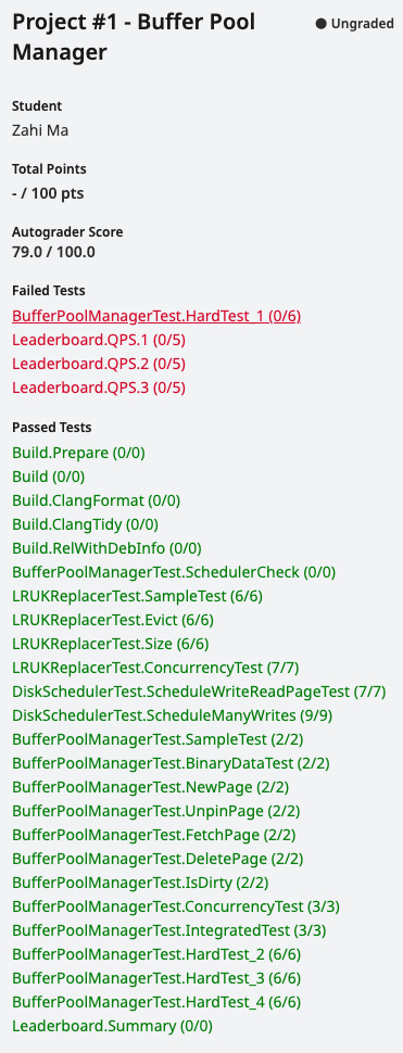 CMU15-445(2023FALL)-Project#1: Buffer Pool - 知乎