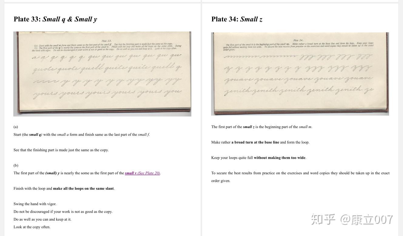 英文书法Business Penmanship教程（Mills）目录索引整合版 - 知乎