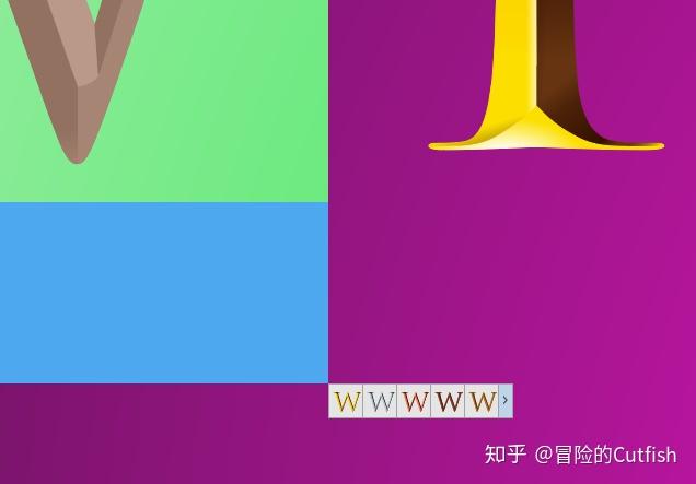 AI中彩色trajan color字体颜色调整和投影效果应用的操作方法 - 知乎