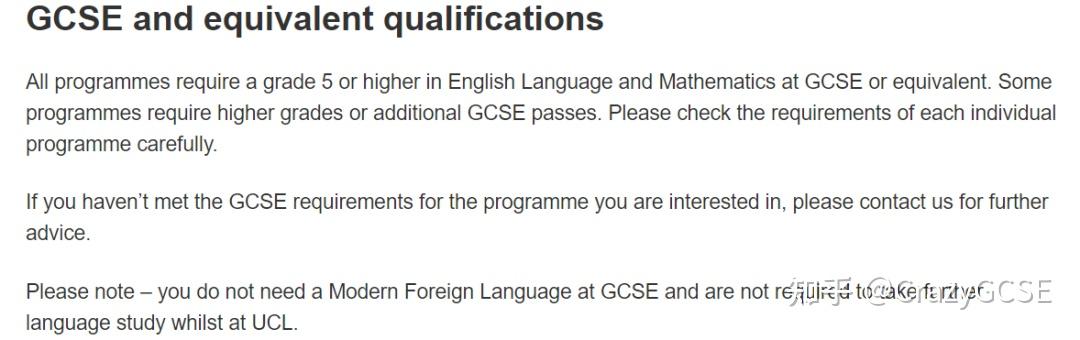 注意！GCSE成绩不合格也会收到G5拒信！因此个别学科成绩不好，需要重考吗？ - 知乎