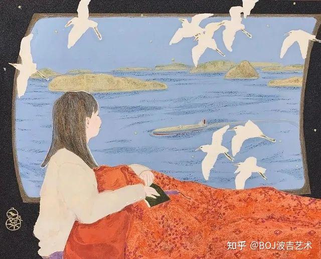 BOJ波吉艺术|日本插画师isozaki Nana的治愈系色彩！ - 知乎