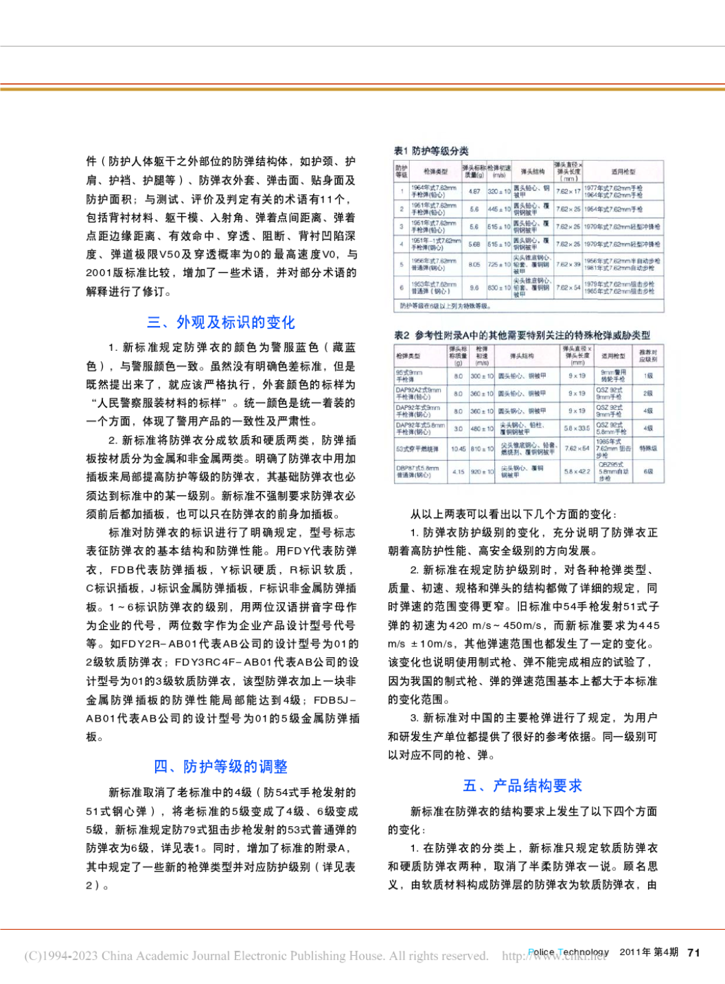 我国的防弹产品标准全文浏览及解读 - 知乎