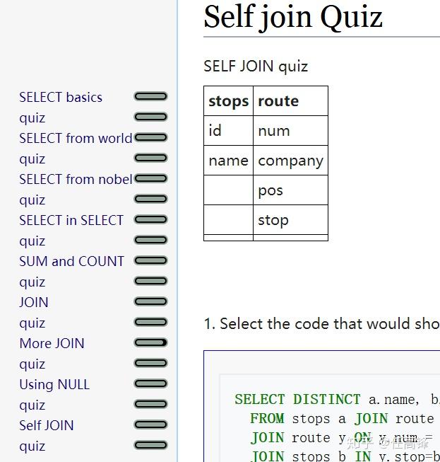 MYSQL基础练习——SQL ZOO习题 - 知乎