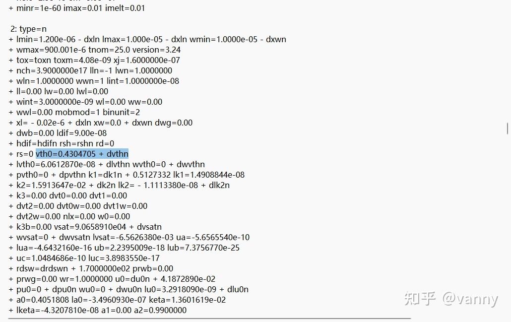Vth的仿真 - 知乎