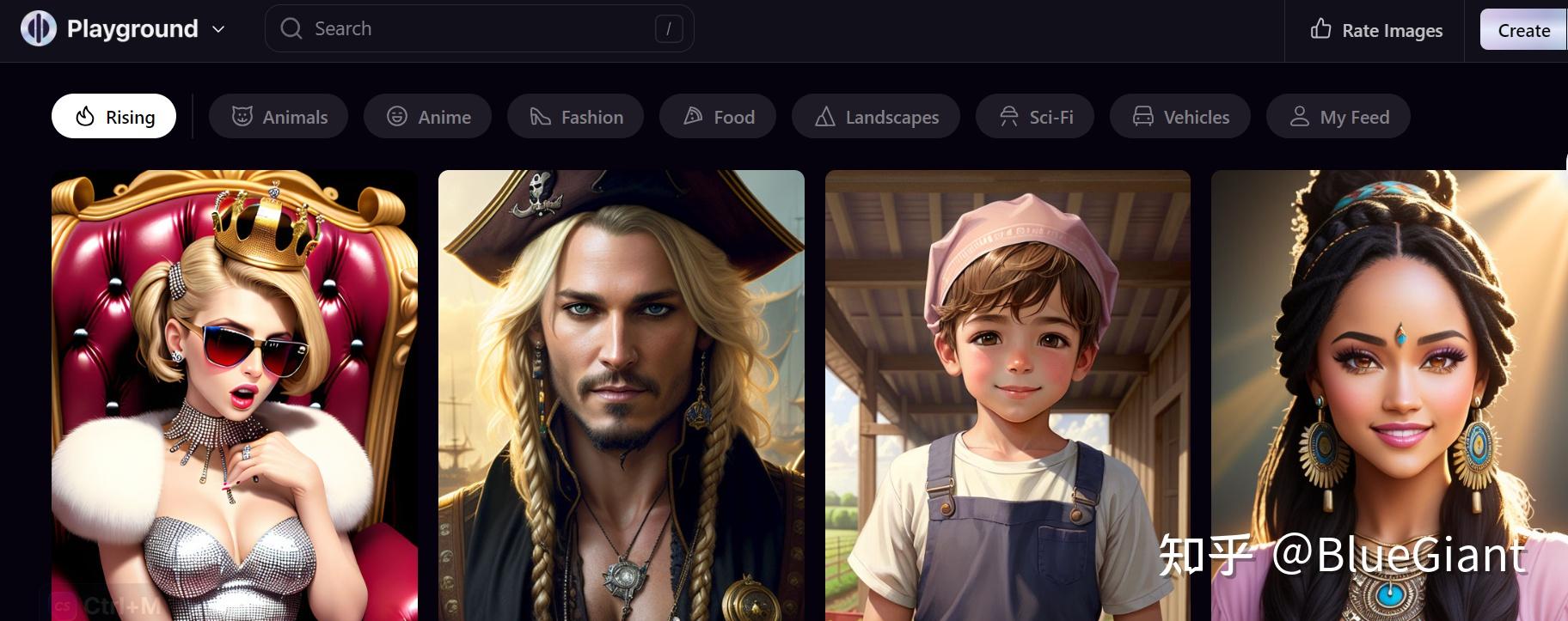 Playground AI：单日生成1000张的免费AI绘画平台！ - 知乎