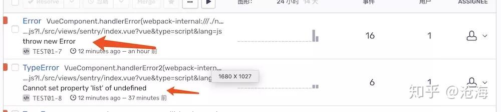 线上bug追踪之Sentry 定制错误信息（三） - 知乎