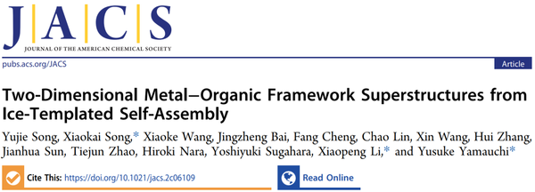 江苏理工JACS：超漂亮，自组装2D MOF超结构 - 知乎