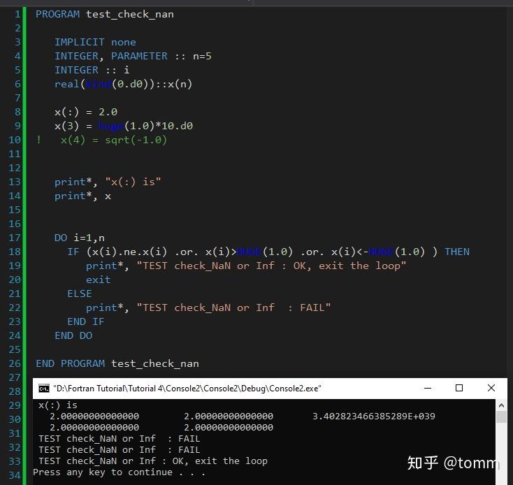 Fortran-当NaN或者Infinity出现时的处理方法 - 知乎