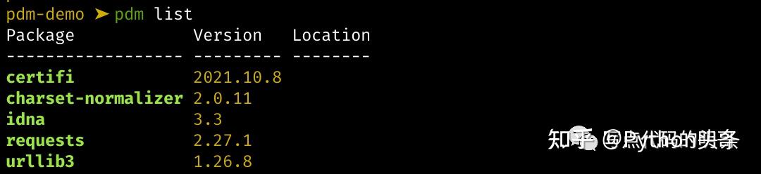 来了！划时代的 Python 包管理工具 -- PDM - 知乎