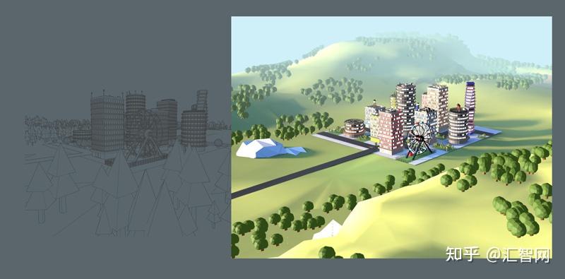 3d沉浸式体验迷你城市开发【threejs】 知乎 