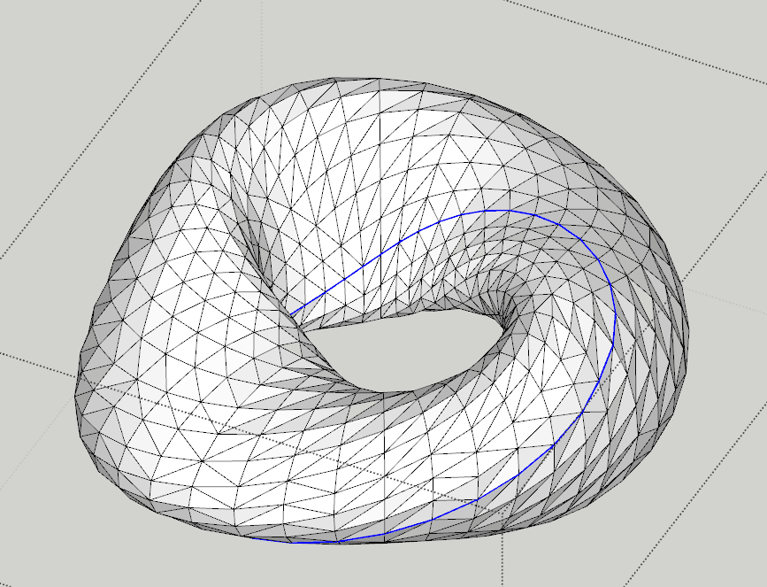 莫比乌斯环SketchUp建模机制解读 - 知乎