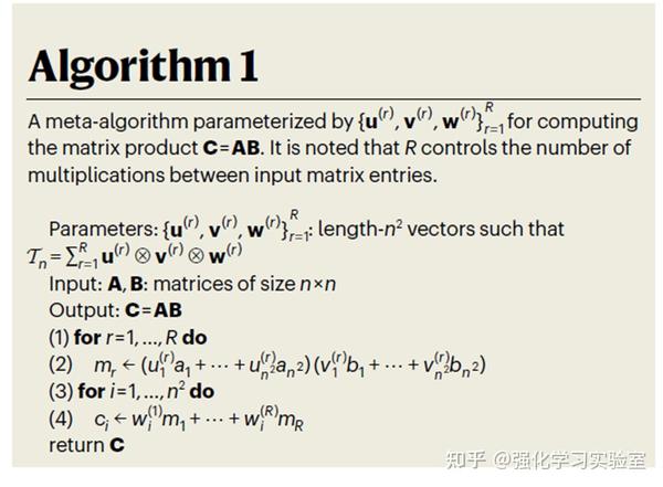 论文分享：Discovering faster matrix multiplication algorithms with reinforcement learning ...