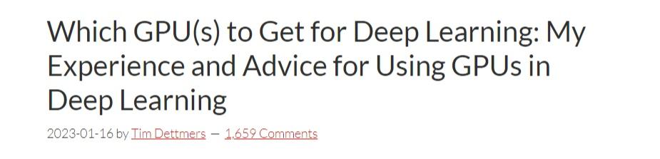 深度学习GPU选购指南：哪款显卡配得上我的炼丹炉？ - 知乎