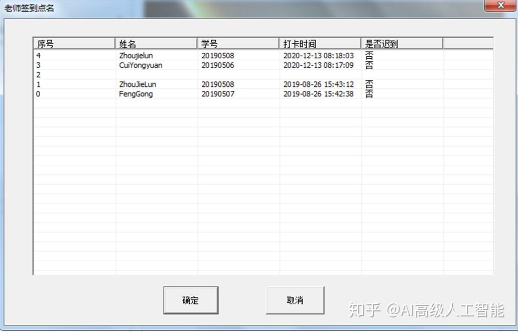 简易的人脸识别签到考勤系统 知乎