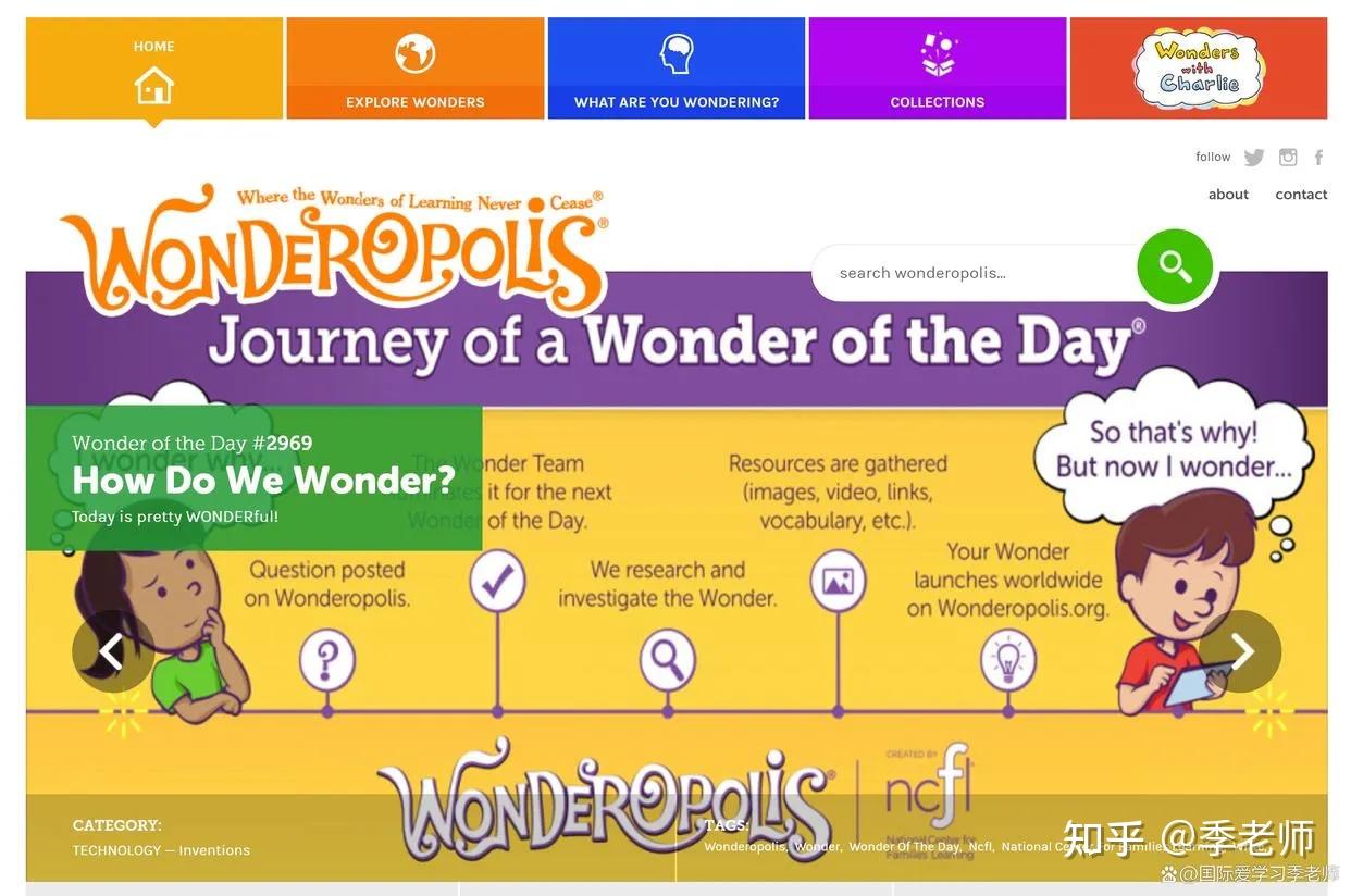🔭 wonderopolis.org 儿童学习网站介绍 - 知乎