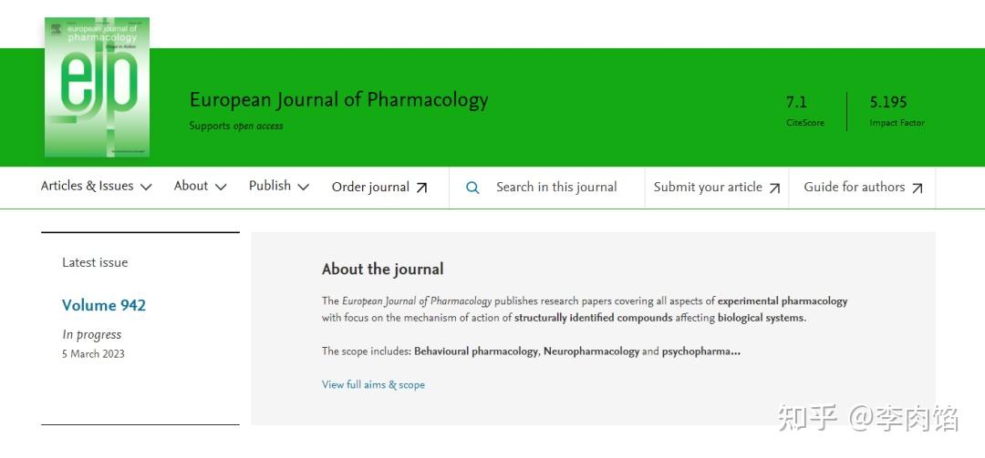 SCI期刊分析：最新升级为TOP期刊！药学JCR2区，接收快，无版面费 - 知乎