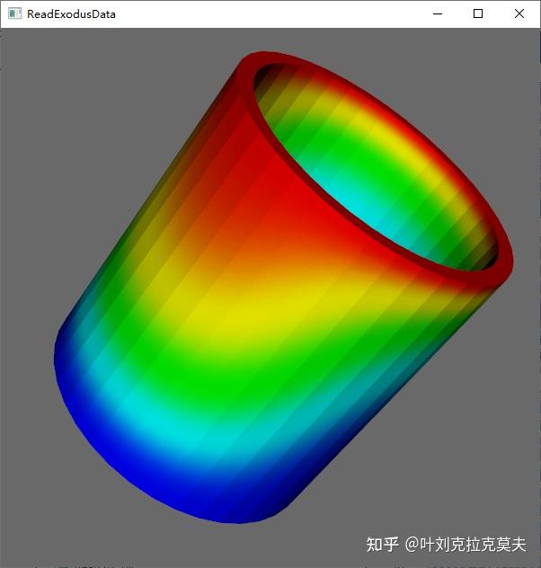 VTK官方示例Python版21 - ReadExodusData.py - 知乎