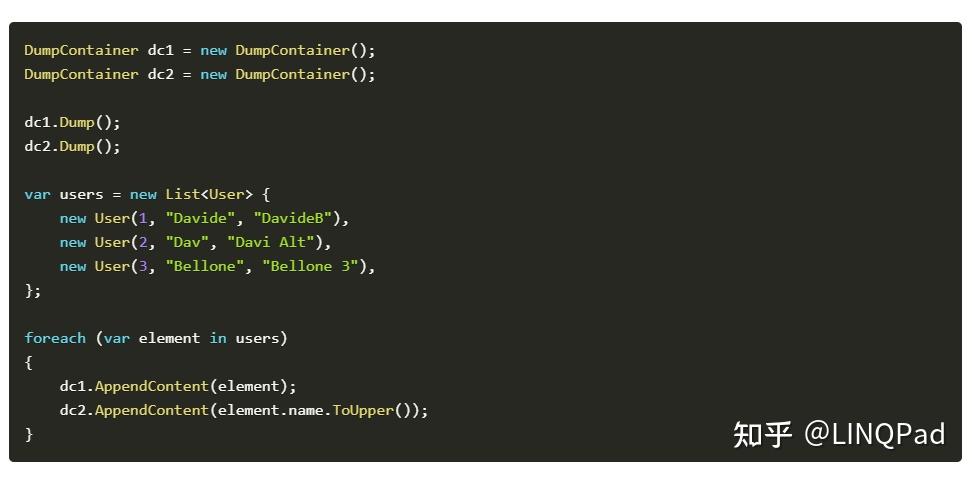 每个 C# 开发人员都应该了解 LINQPad 的 5 个技巧 - 知乎