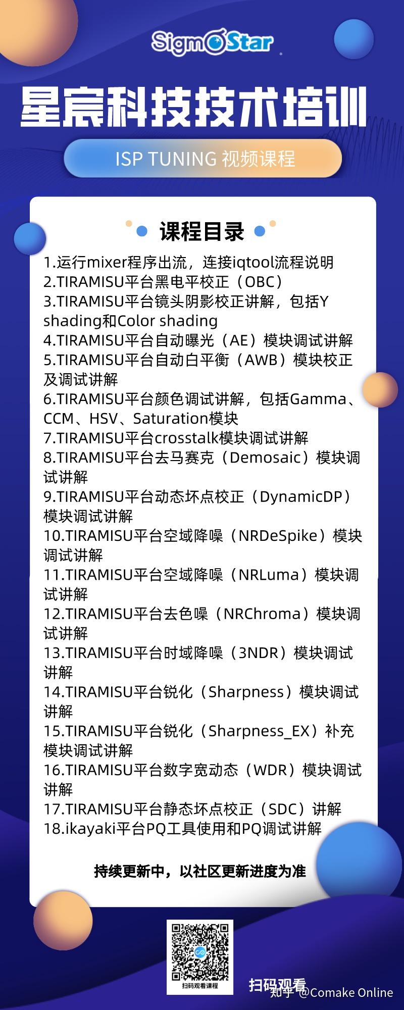 技术干货| ISP Tuning 培训视频上线！ - 知乎