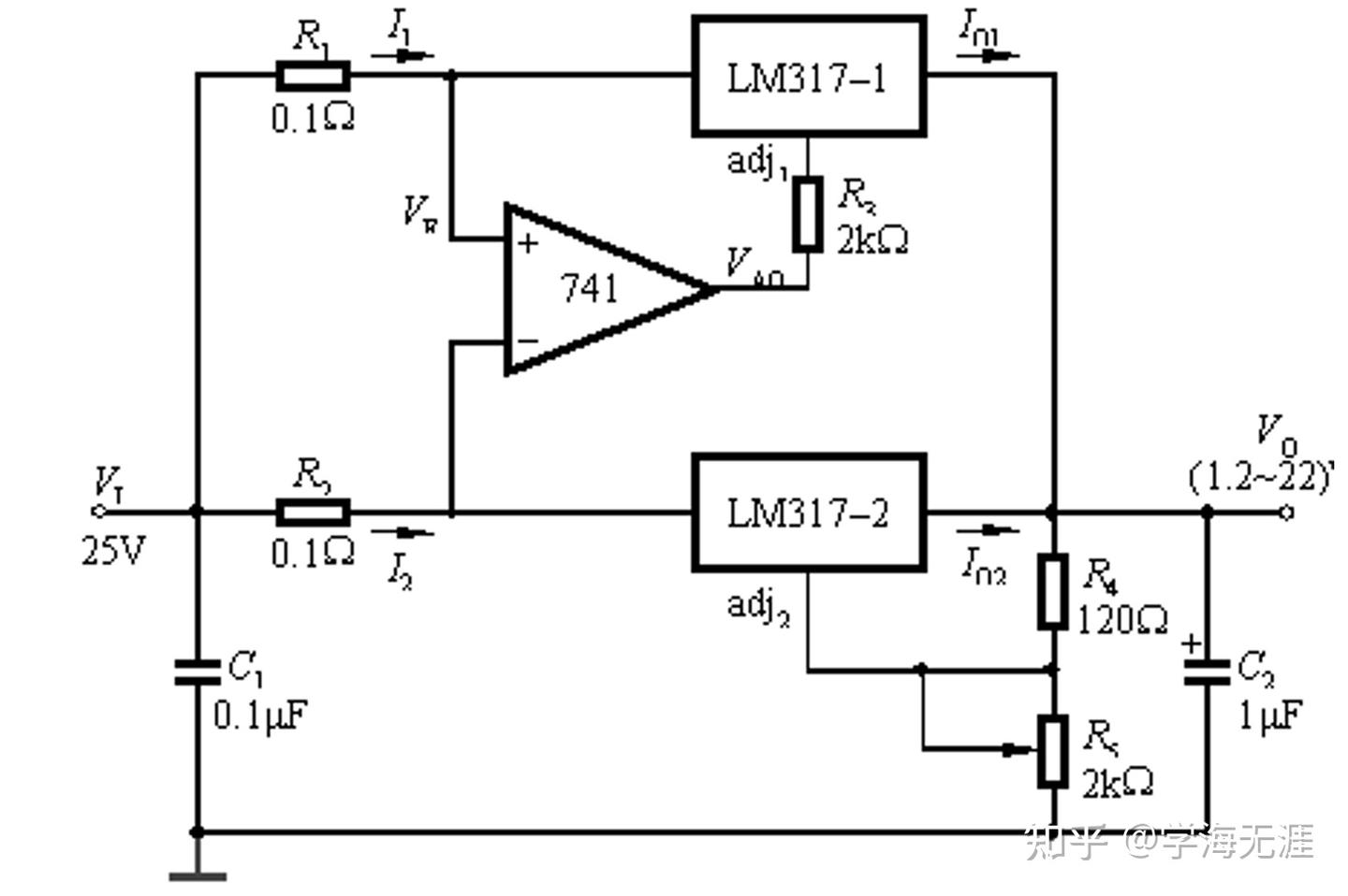 三端线性稳压器工作原理与典型应用电路分析——78XX与LM317 - 知乎